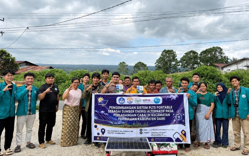 Tim PKM LPPM Unimed Kembangkan Sistem PLTS Portable Sebagai Sumber ...