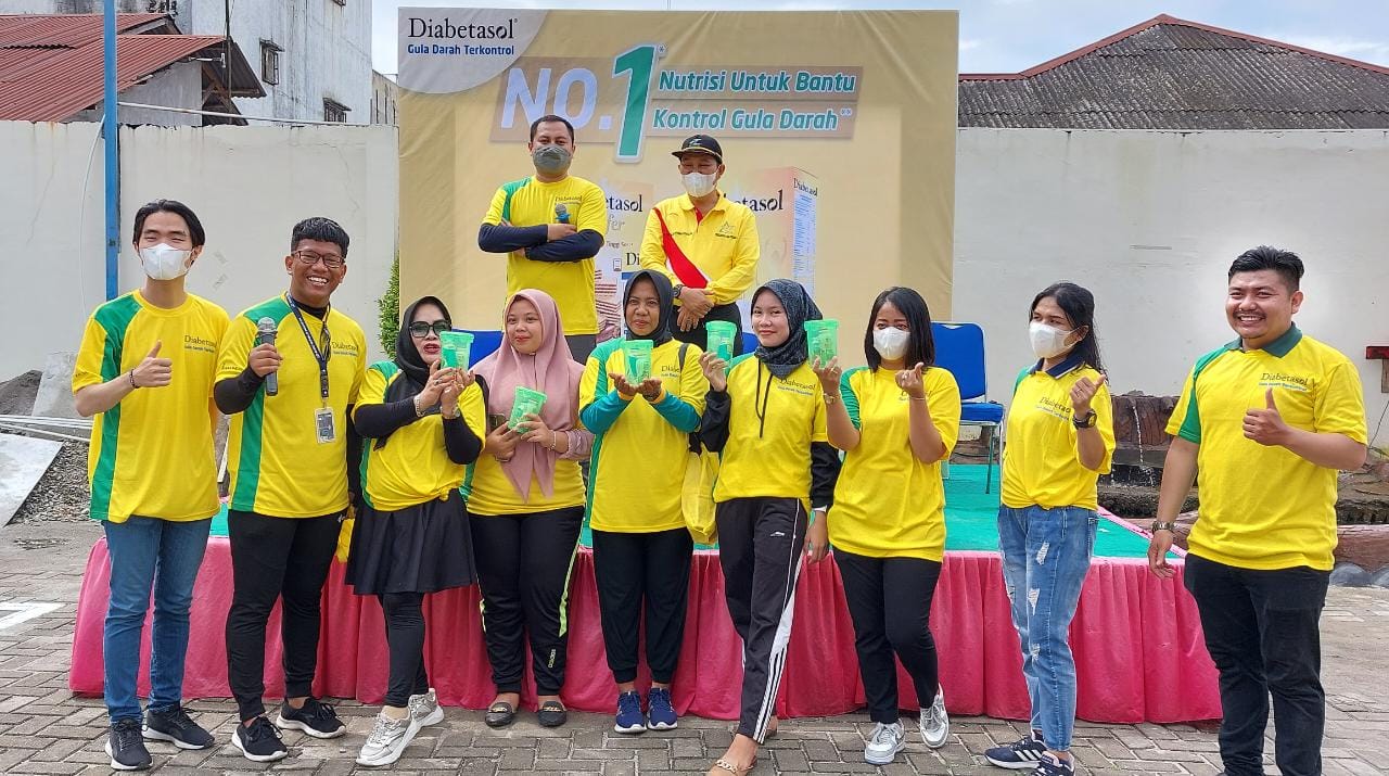 Persadia, Diabetasol Dan RSU Royal Prima Marelan Gelar Senam Sehat
