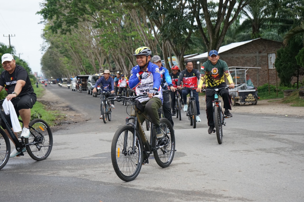 Gowes Bupati Asahan Bersama OPD