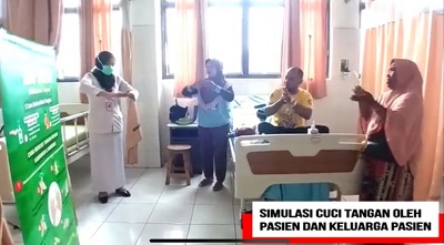 PPI RSUD Dr Pirngadi Medan Edukasi Pasien Pentingnya Cuci Tangan