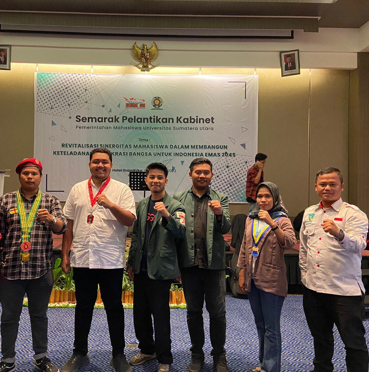 Cipayung Plus Kota Medan Hadiri Pelantikan PEMA USU Dimas-Liputra