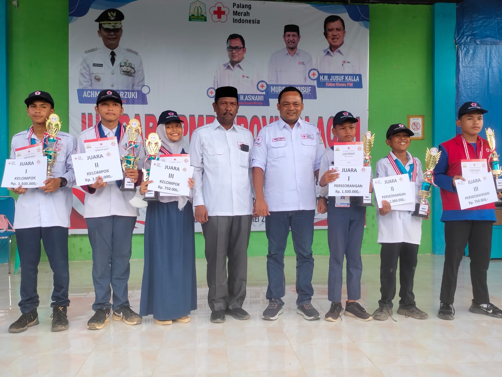 Aceh Tamiang Juara Umum Jumbara PMR PMI Aceh