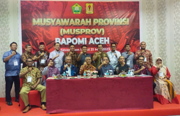 Prof Mustanir Pimpin Bapomi Aceh Periode 2023-2027