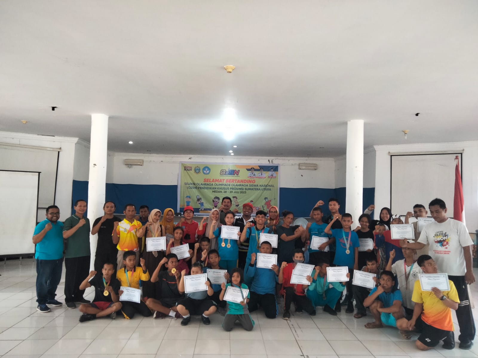 SLB Negeri Pembina Juara Umum Seleksi O2SN SLB Se-Sumut