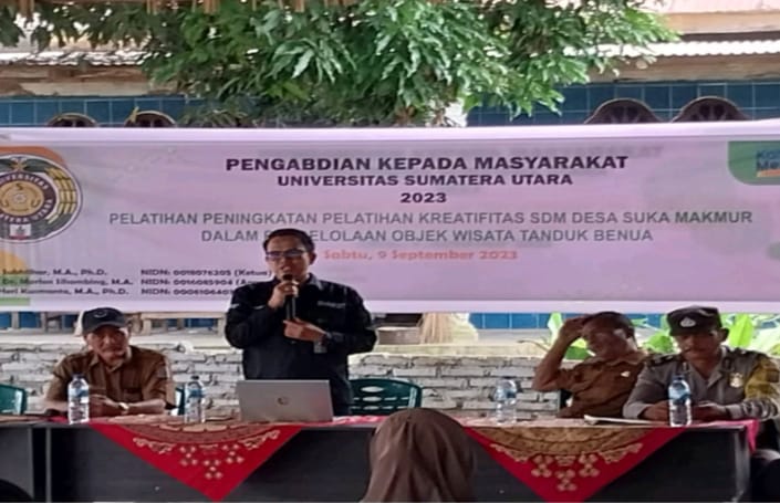 FISIP USU Gelar Pelatihan Pengelolaan Wisata Tanduk Benua Di Desa Suka ...