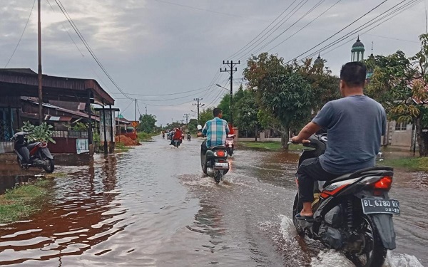 Ibukota Aceh Singkil Dikepung Banjir