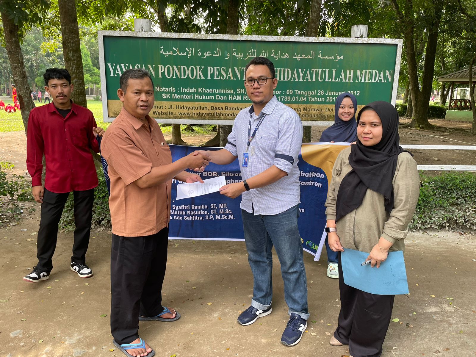 Tim PKM DIYA UMA Buat Sumur Bor Di Pondok Pesantren Hidayatullah