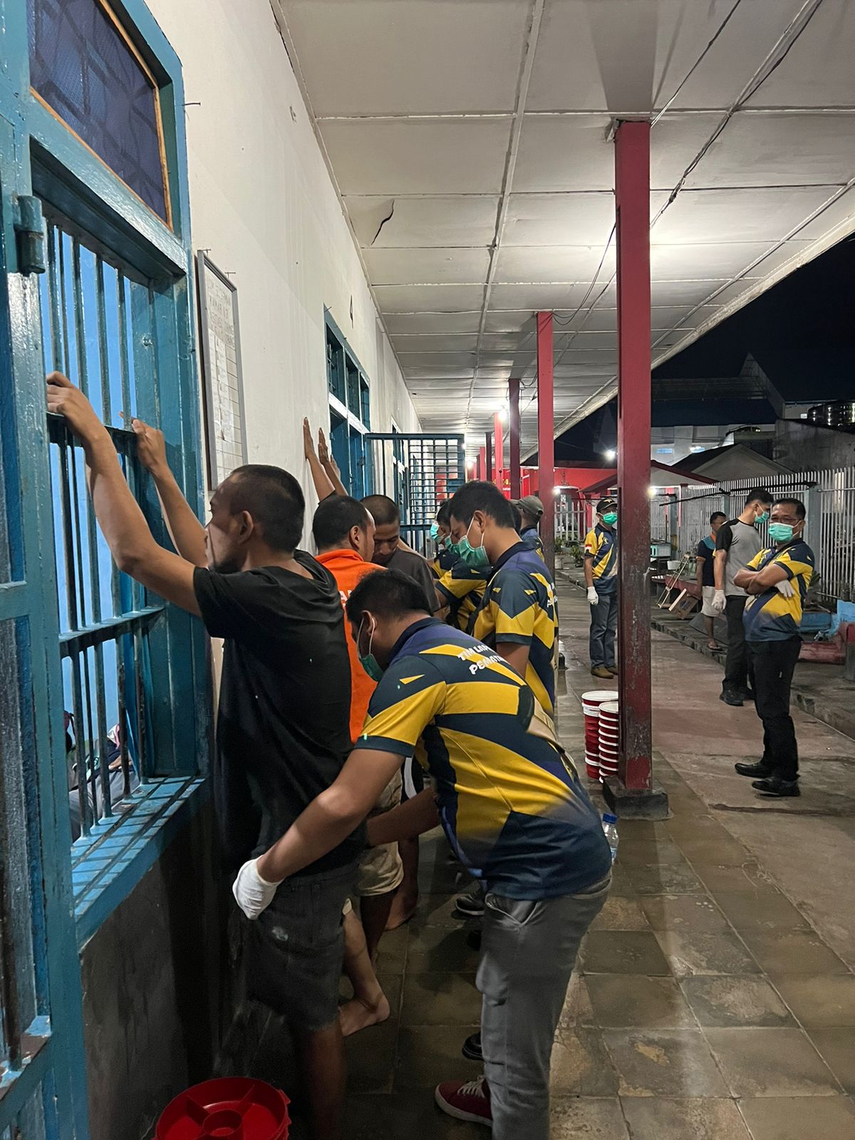 Lapas Pematangsiantar Gelar Razia Gabungan Sat Ops Patnal Dan Satgas Kamtib