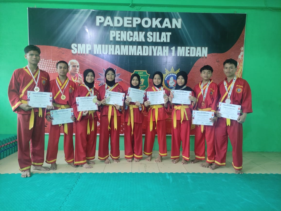 Siswa SMP Muhammadiyah1 Medan Raih 9 Medali Ajang Insya Open 2023