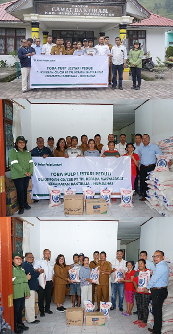 TPL Salurkan Bantuan Kepada Korban Banjir Di Baktiraja