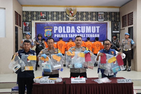 20 Hari Ops Sikat Toba 2023, Polres Tapteng Ungkap 15 Laporan