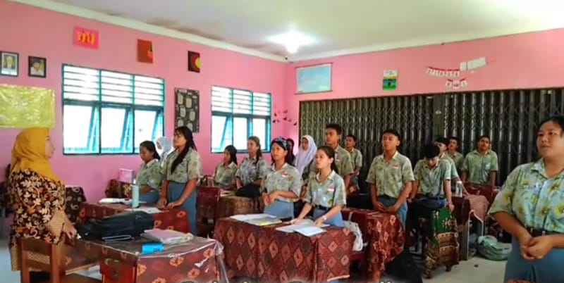 Tanamkan Cinta Tanah Air Melalui PPKN 2023 Di SMA 1 Kutalimbaru