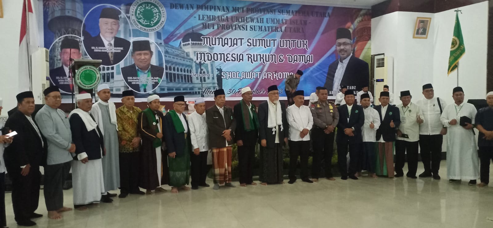 LUUI Dan MUI Sumut Gelar Munajat Untuk Indonesia Rukun Dan Damai
