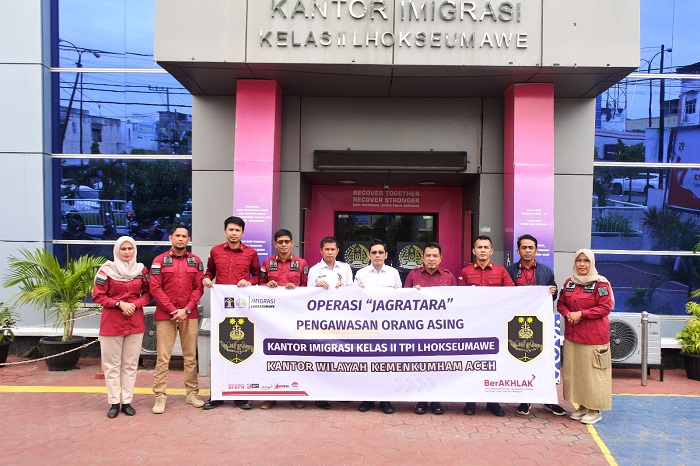 Kantor Imigrasi Lhokseumawe Gelar Operasi Pengawasan Orang Asing
