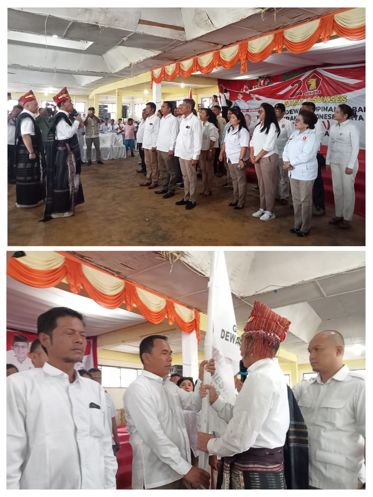 Charles Sihotang Dilantik Sebagai Ketua DPC Gerindra Kabupaten Toba