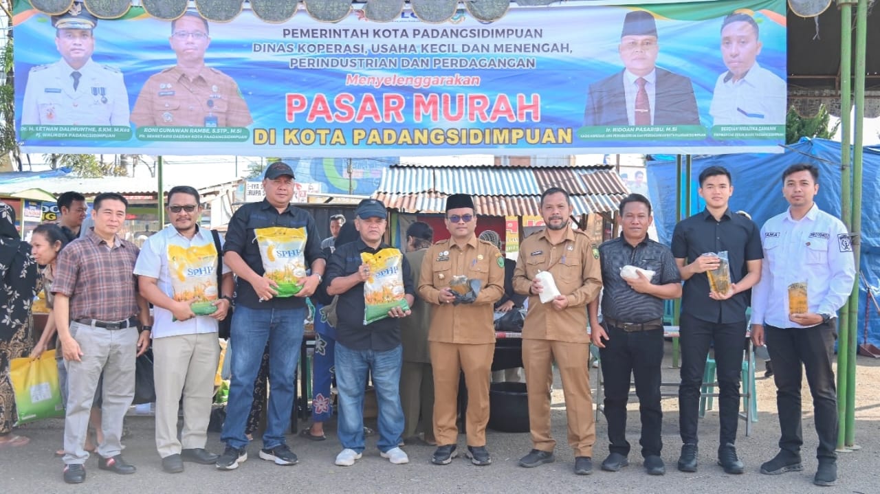 Pemko Padangsidimpuan Gelar Gerakan Pangan Murah