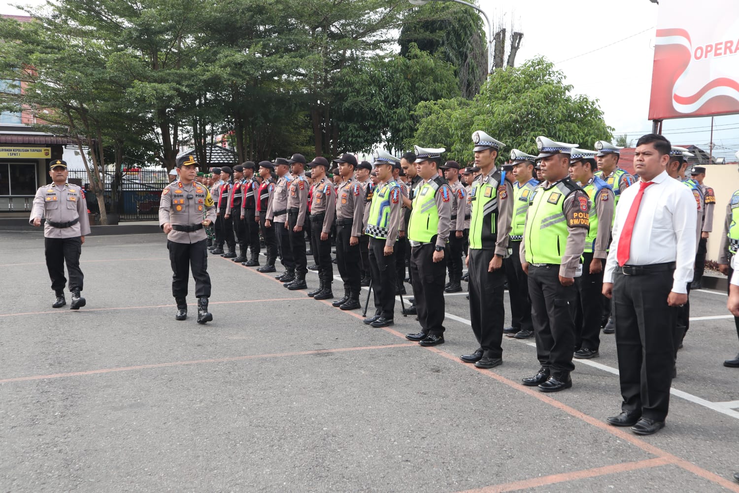 Kapolres Agara Pimpin Apel Operasi Keselamatan Seulawah 2024