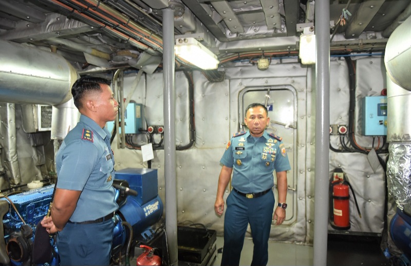 Danlantamal I Cek Kesiapan KRI Dan KAL Satrol