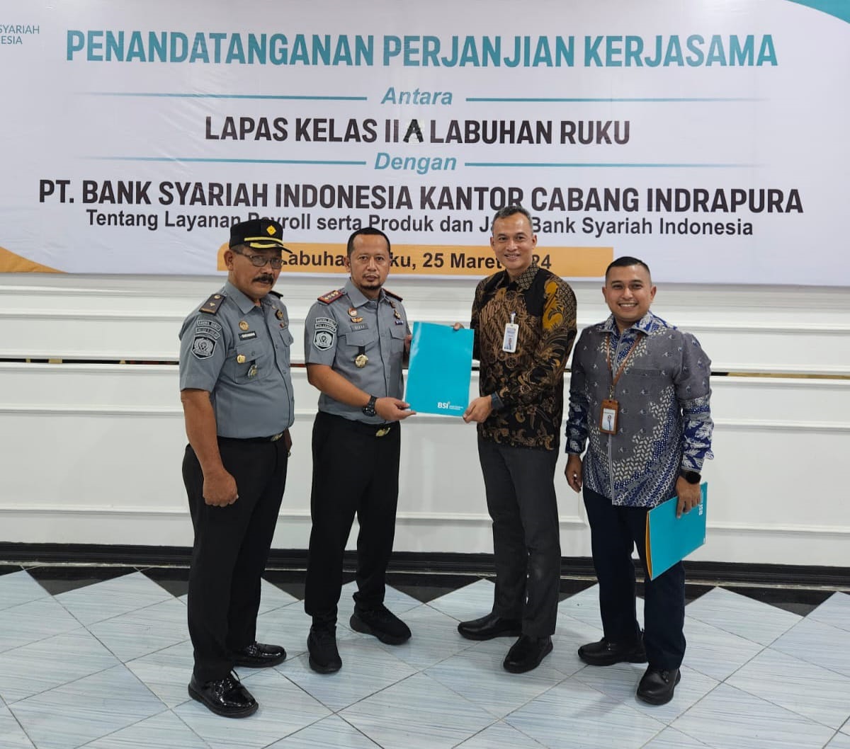 Lapas Labuhan Ruku Jalin Kerjasama Dengan BSI