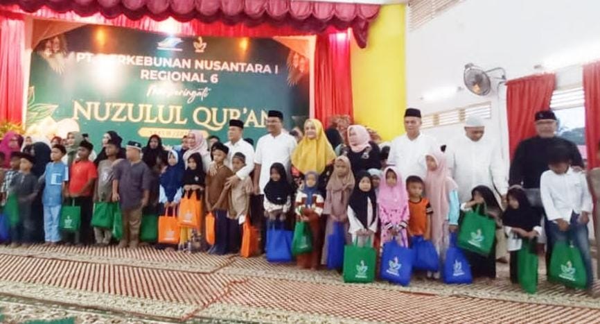 Peringati Nuzulul Qur'an, PTPN I R6 Santuni 165 Anak Yatim