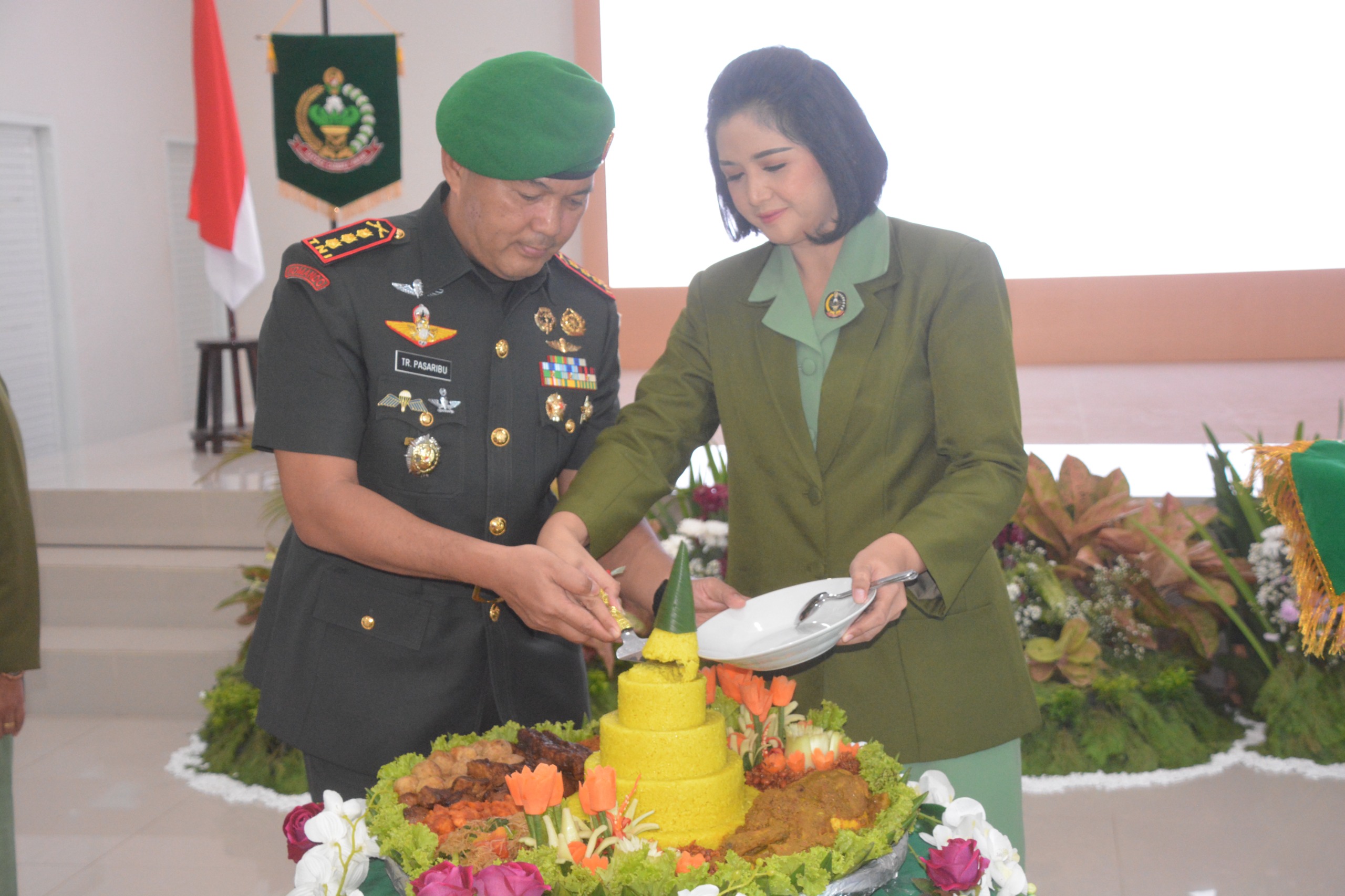 Korem 022/PT Rayakan HUT Ke-78 Persit KCK