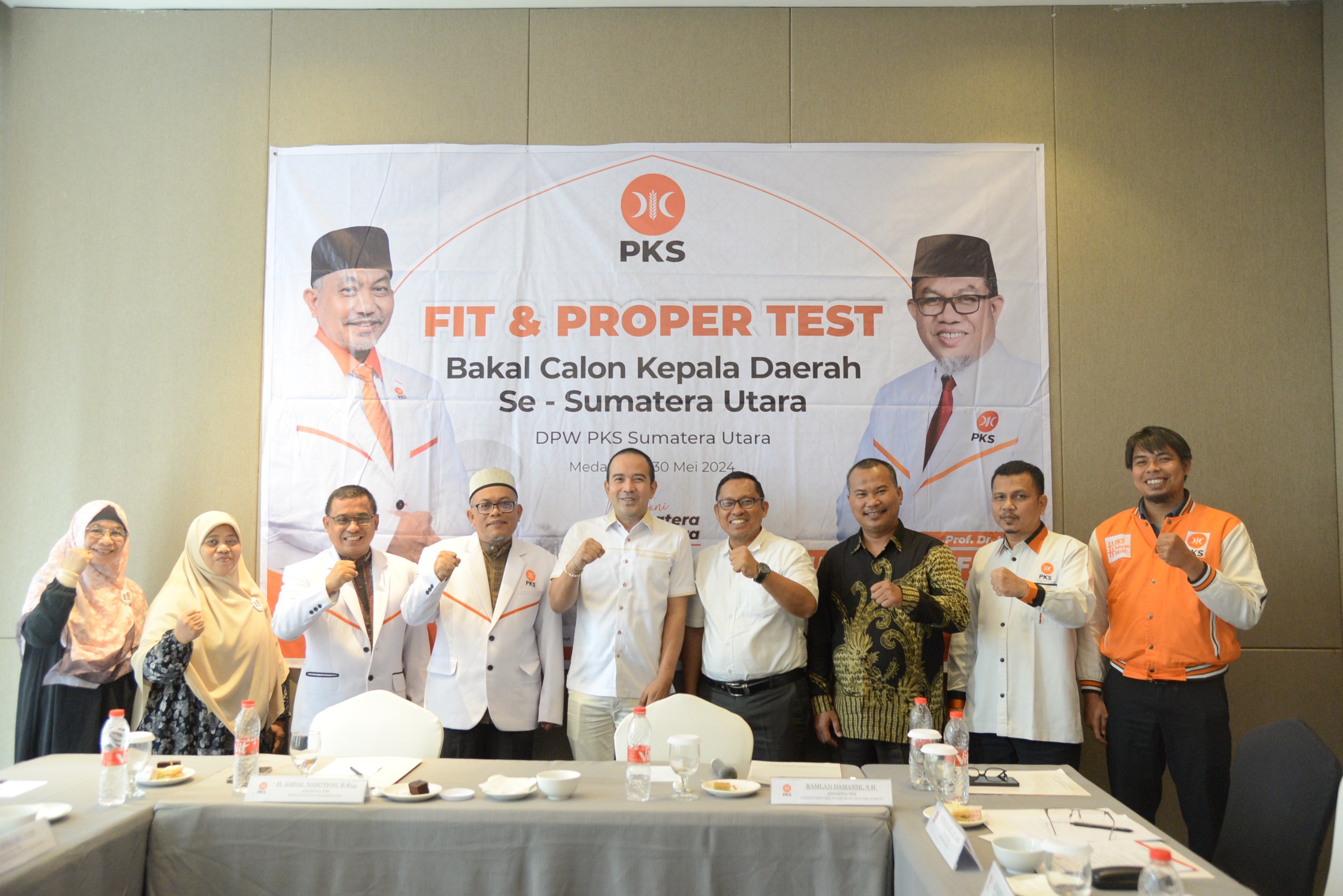 Zakky Shahri Pertama Ikut Fit And Proper Test PKS Sumut