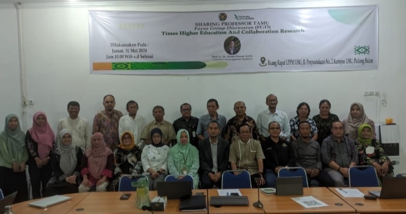 Kunjungi LPPM USU, UKM Motivasi USU Dan Dosen Capai Peringkat Dunia