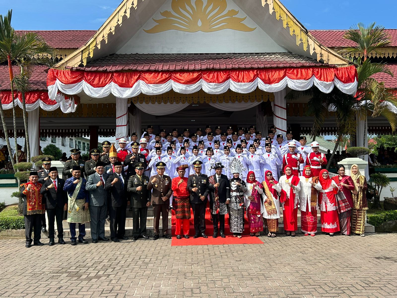 Pj Wali Kota Tebingtinggi Irup HUT Ke-79 Kemerdekaan RI