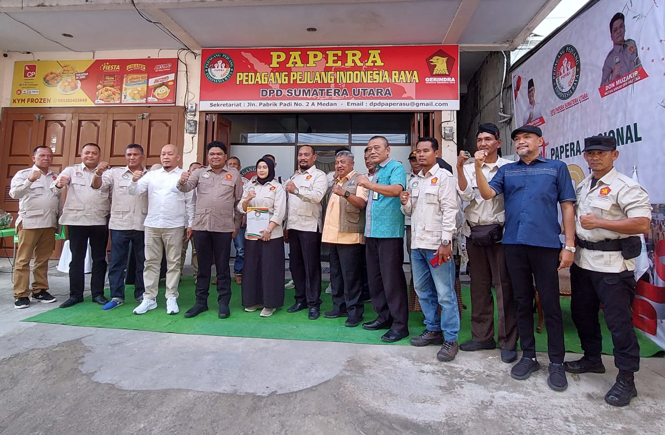 Sekretariat DPD Papera Sumut Diresmikan