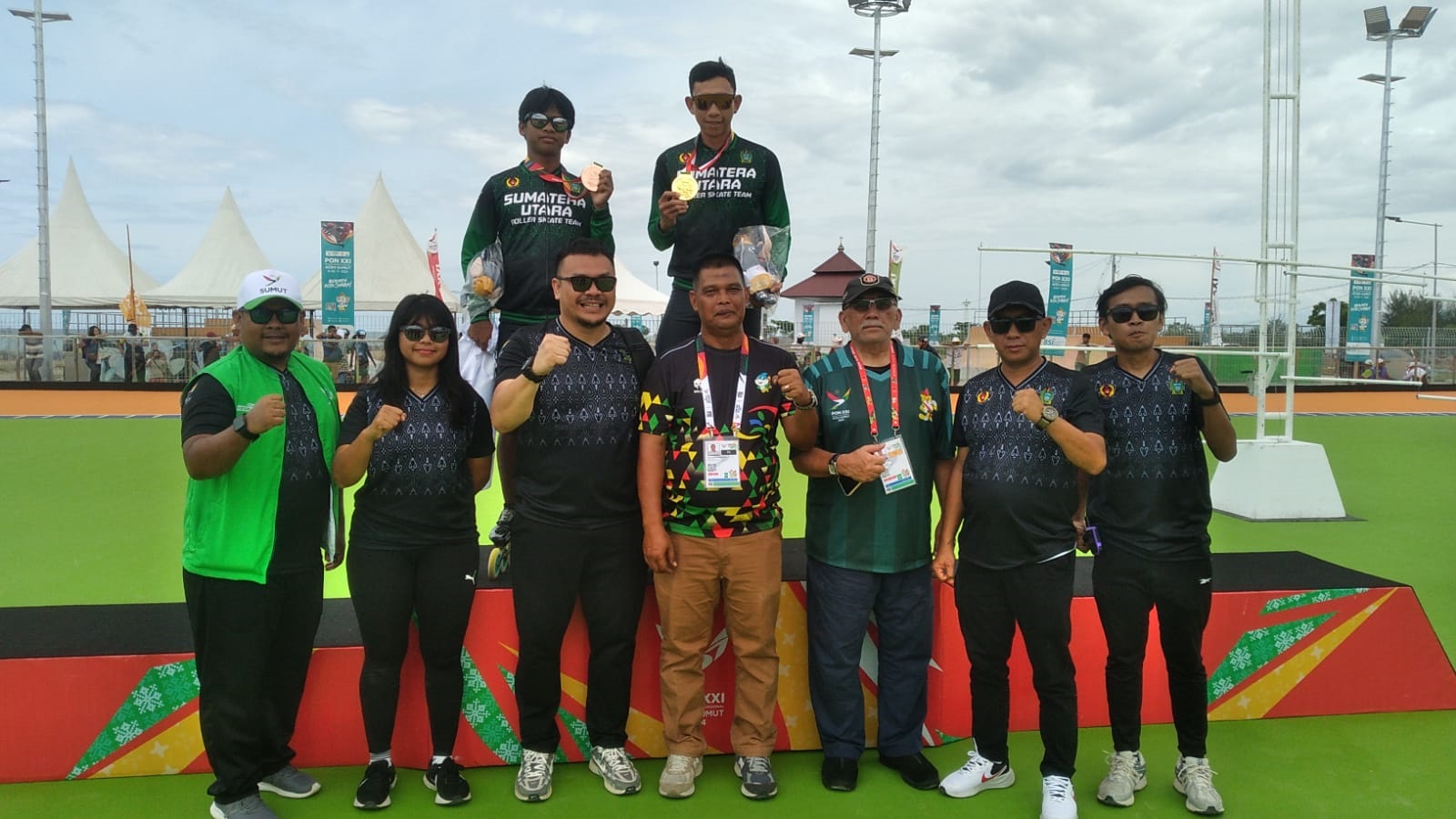 Sumut Raih Emas Sepatu Roda, Biliar