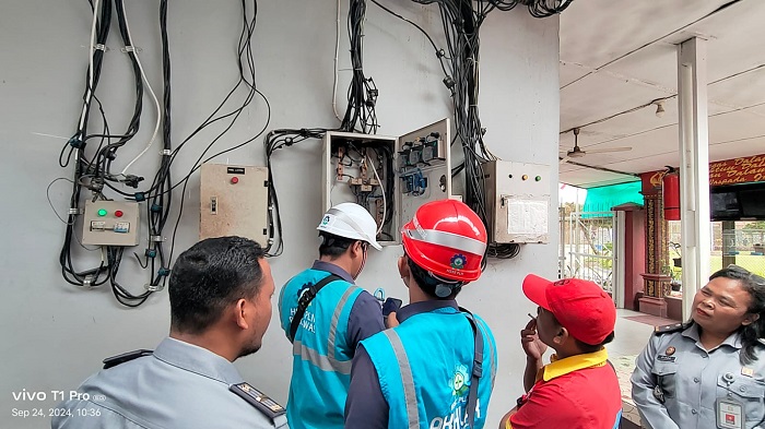 Kerja Sama PLN, Lapas P.Siantar Lakukan Deteksi Dini Cegah Gangguan Listrik