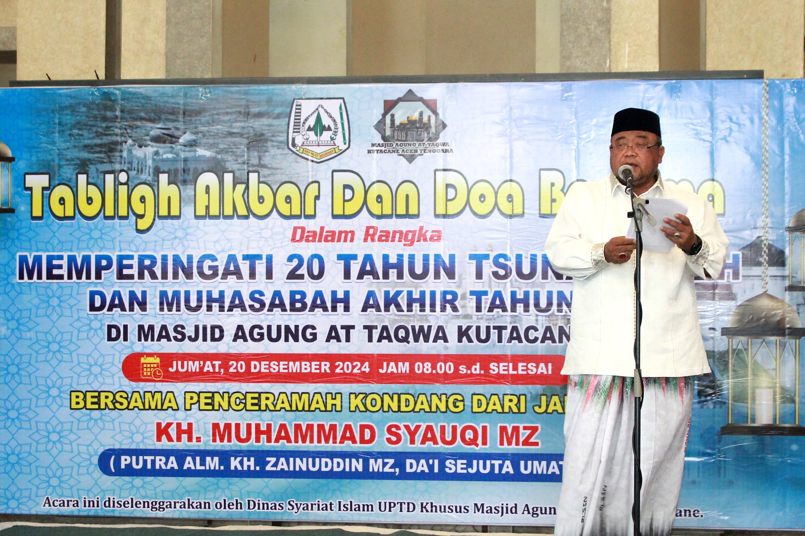 Mengenang 20 Tahun Tsunami Pemkab Agara Tabligh Akbar Dan Doa Bersama
