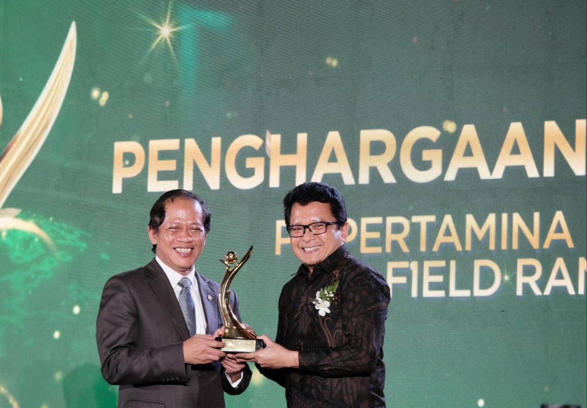 Pertamina EP Rantau Raih Proper Emas Dari KLHK