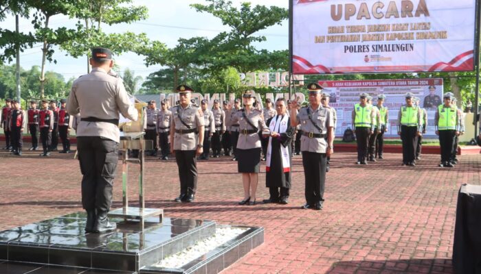 Kapolres Simalungun Pimpin Sertijab Kasat Lantas Dan Kapolsek Sidamanik