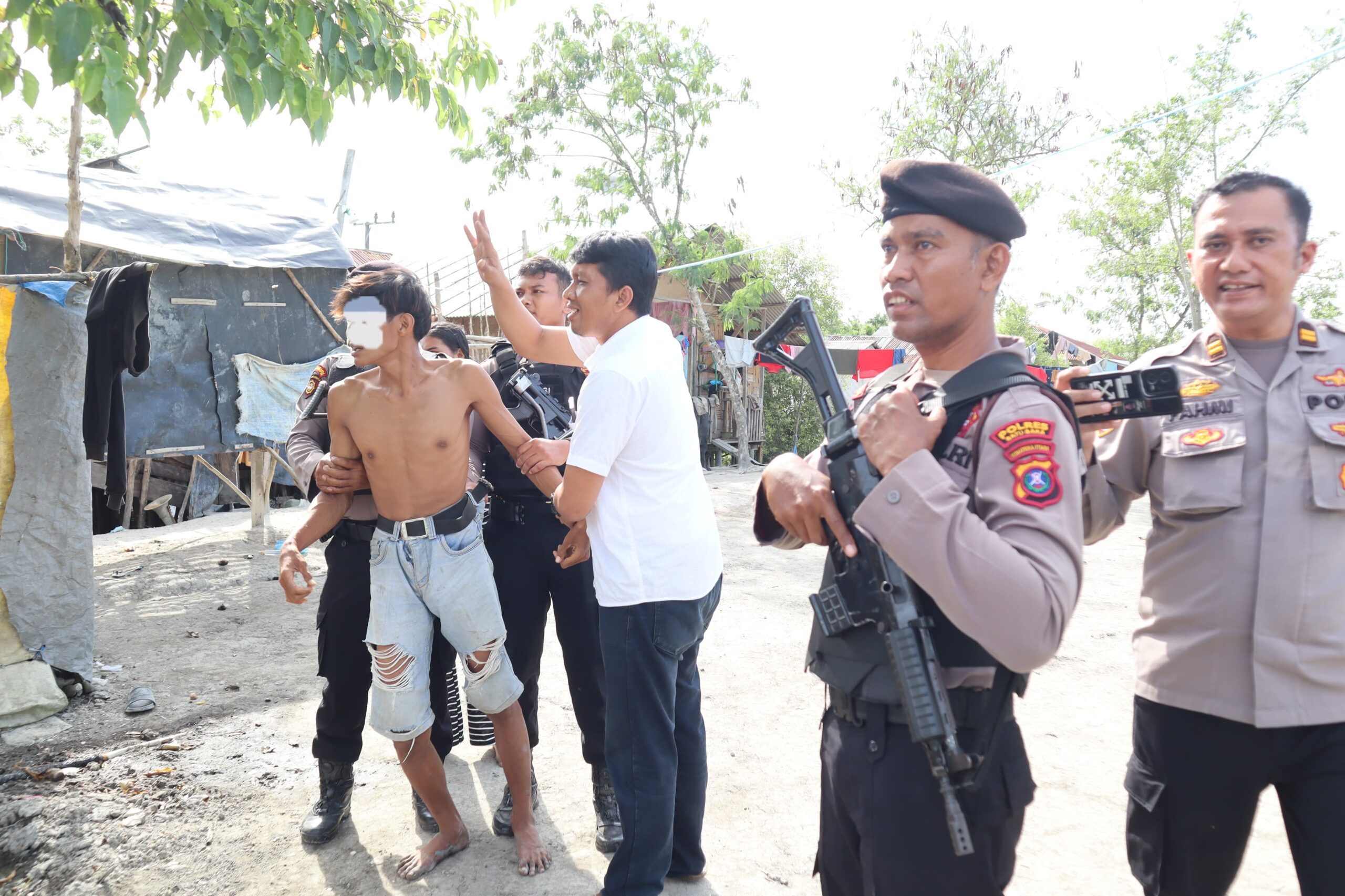 GKN Polres Batubara Ringkus Seorang Pengangguran Dan 7 Alat Hisap Sabu