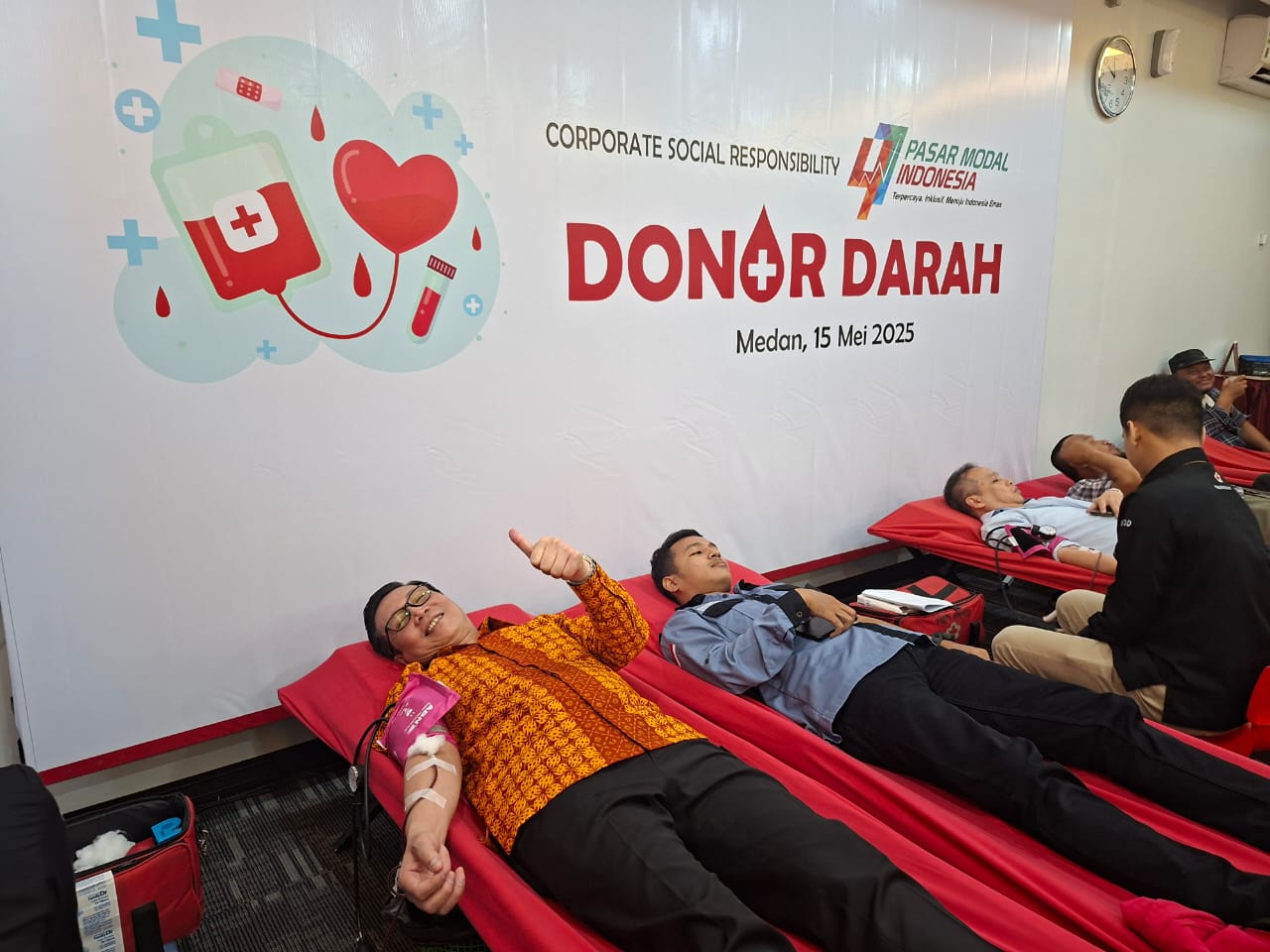 HUT Ke-47, Pasar Modal Indonesia Gelar Kegiatan CSR Di Sumut