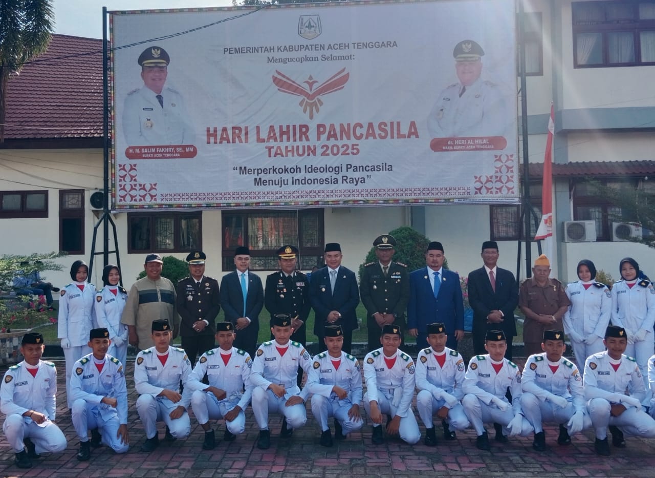 Bupati Agara Pimpin Upacara Peringatan Hari Lahir Pancasila Tahun 2025